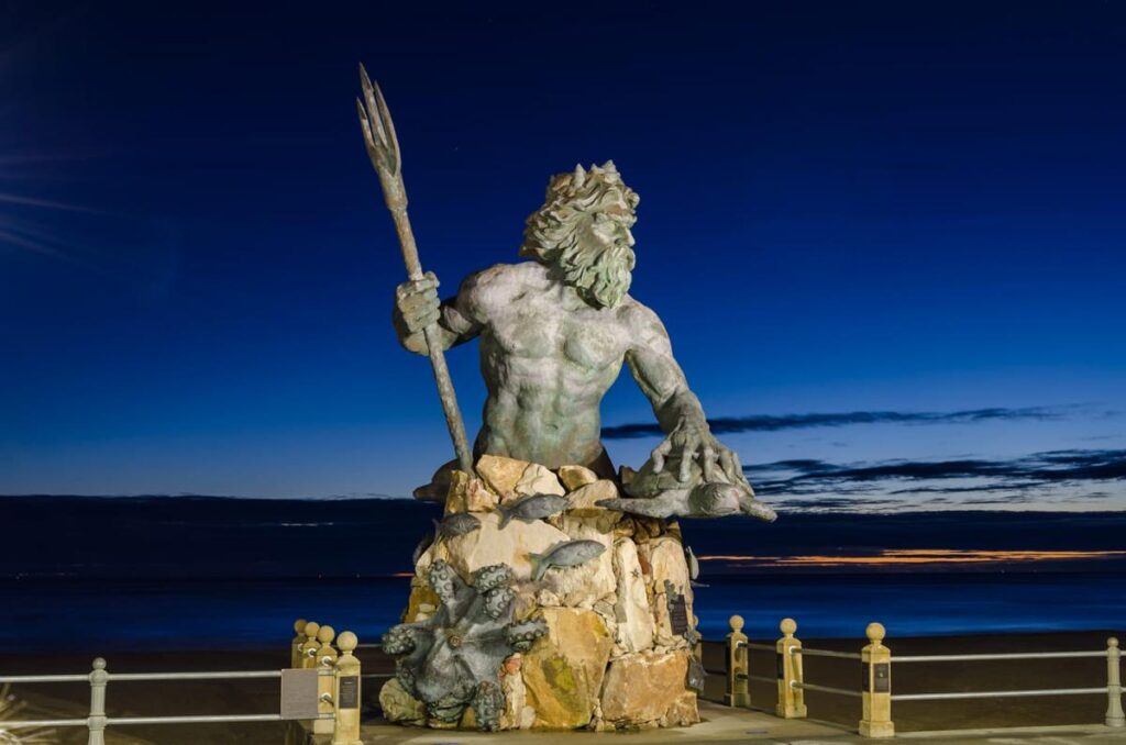 King Neptune Statue At VA Beach Boardwalk > Virginia Beach